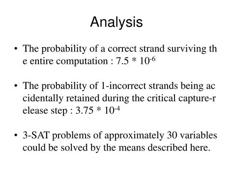 ppt solution of a 20 variable 3 sat problem on a dna computer