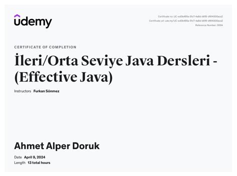 ahmet alper d on linkedin effectivejava corejava udemy