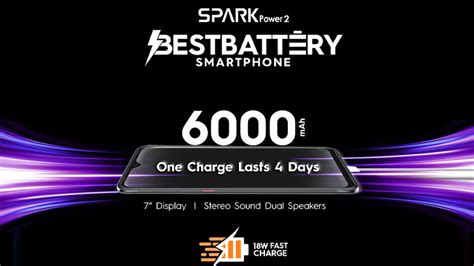 Tecno Spark Power Goes Official With A Inches Screen And Mah Battery Whatmobile News