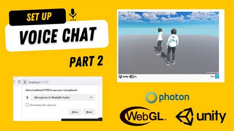 voice chat unity webgl simple free webrtc javascript part 2 youtube