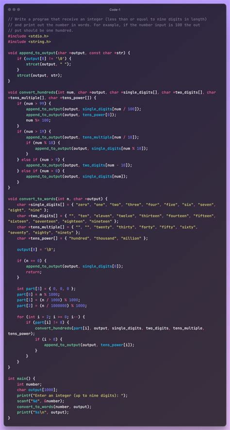 Day 45 Of 100daysofcode Challenge Numbers And Words Chinar Singla