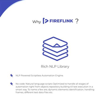 Fireflink On Linkedin Softwaretesting Tool Nlp Rich Library