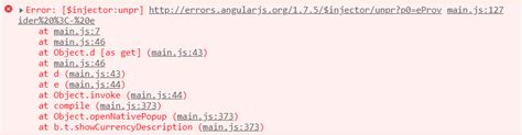 Javascript Angularjs Injector Error After Grunt Uglify Stack Overflow