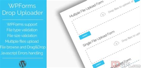 Drop Uploader For Wpforms 102 Draganddrop File Uploader Addon