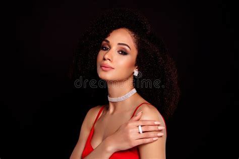 Photo Of Chic Pretty Girl President Wife Ear Stylish Evening Gown On