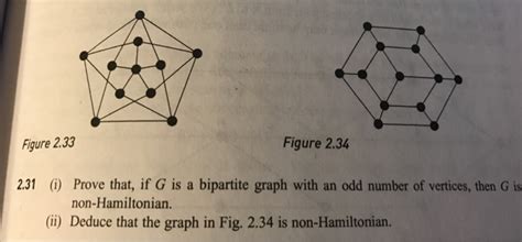 Solved Prove That If G Is A Bipartite Graph With An Odd