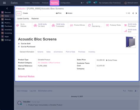Odoo Theme Duotone Backend Theme WebKul