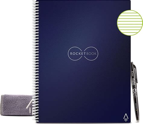 Rocketbook Core Reusable Smart Notebook Innovative Eco Friendly Digitally