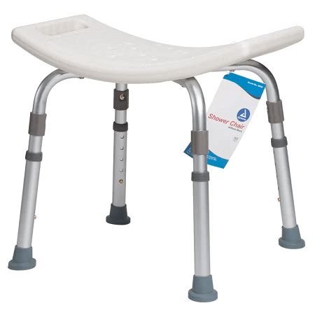 Dynarex Shower Chair Without Back 18 22 Inch Height Suprememed