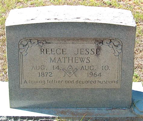 Reece Jesse Mathews 1872 1964 Find A Grave Memorial