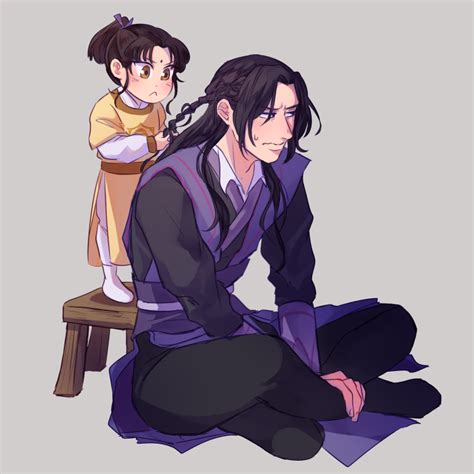 Jiang Cheng And Jin Ling Modao Zushi Drawn By Collabel Amy Danbooru