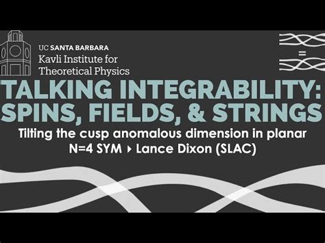 Free Video Tilting The Cusp Anomalous Dimension In Planar N4 Sym