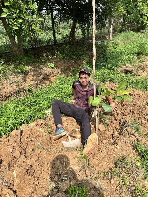 pranav agarwal on linkedin got a great opportunity to plant trees on