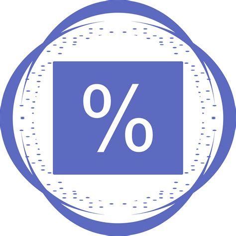 Percentage Vector Icon 27114081 Vector Art At Vecteezy