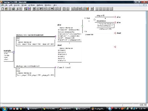 illustrative markov model requiring a tracker variable screenshot