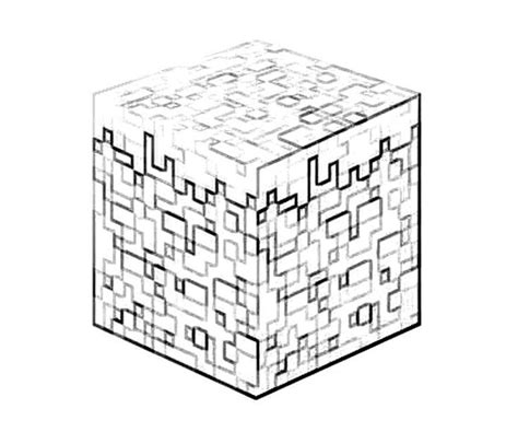 Minecraft Blocks Coloring Pages 2025