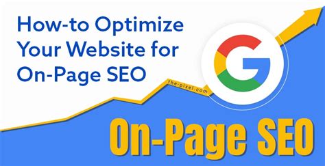 How To Optimize Your Website For On Page SEO