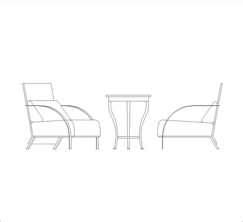 Arm Chairs Dwg At Adrian Eldredge Blog