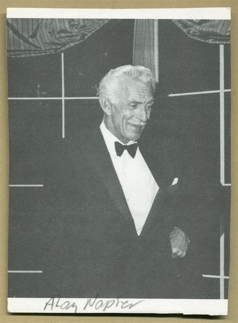Alan Napier 1903 1988 Rare Signed Autograph Photo By Alan Napier