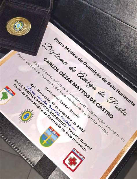 Foi Uma Distinta Honra Receber Essa Homenagem Por Parte Da Equipe Da