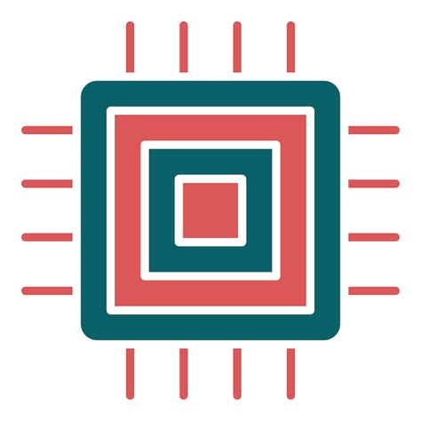 Premium Vector Vector Design Microprocessor Icon Style Premium Vector Vector Design Microprocessor Icon Style