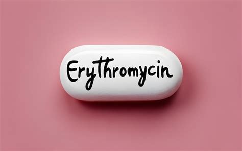 Premium Photo Erythromycin Pill