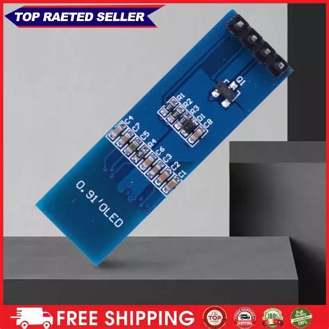 MODULO OLED 0 91 Pollici Compatto Dimensioni 128x32 Modulo Display LCD OLED Bianco EUR 5 97