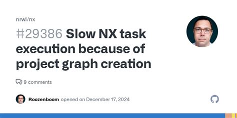 slow nx task execution because of project graph creation · issue 29386