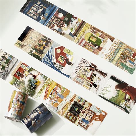 Seasons Passing Wide Washipet Tape The Washi Tape Shop Seasons Passing Wide Washipet Tape The Washi Tape Shop