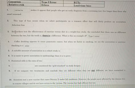 solved causation relative risk type i error ethics rcts
