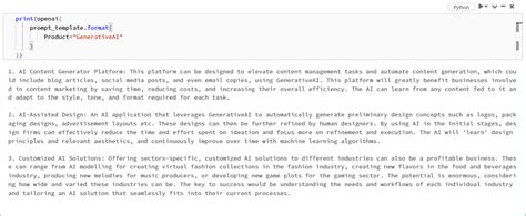 Prompt Templates For Gpt LLM With OpenAI And LangChain In Databricks