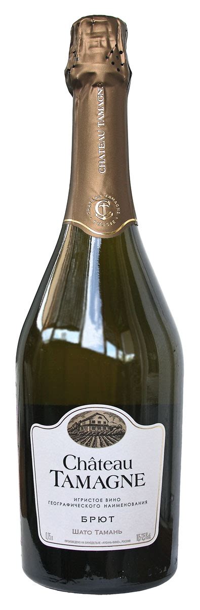 Вино Chateau Tamagne Brut Шато Тамань Брют