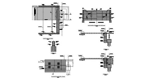 Rcc Structure Detail 2d View Cad Construction Block Autocad File