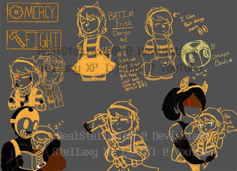 Batim Undertale Crossover Au Sketch By Realstellaxyxp On Deviantart