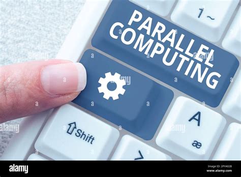 Inspiration Showing Sign Parallel Computing Conceptual Photo Simultaneous Calculation By Means