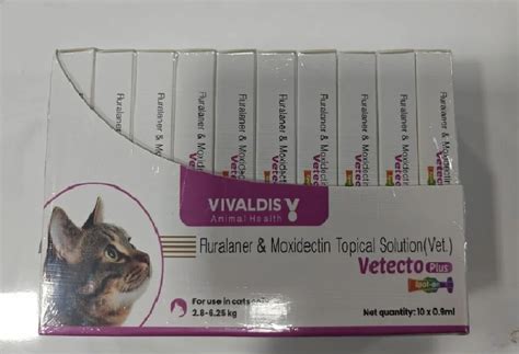 Vetecto Plus Fluralaner And Moxidectin Topical Solution At ₹ 500piece