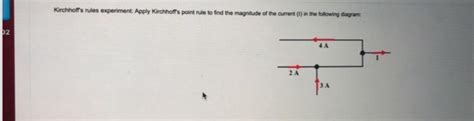 Solved Kirchhoff S Rules Experiment Apply Kirchhoff S Chegg