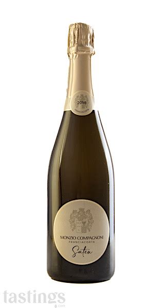 Monzio Compagnoni 2018 Brut Saten Millesimato Franciacorta Docg Italy Wine Review Tastings
