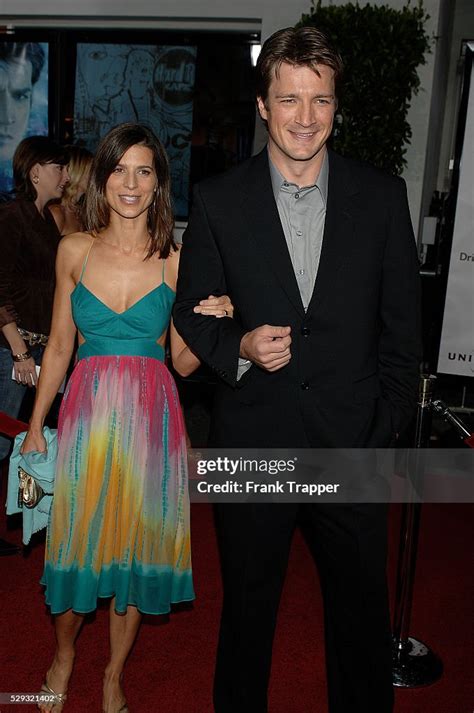 Nathan Fillion Arrives At The Premiere Of Serenity News Photo