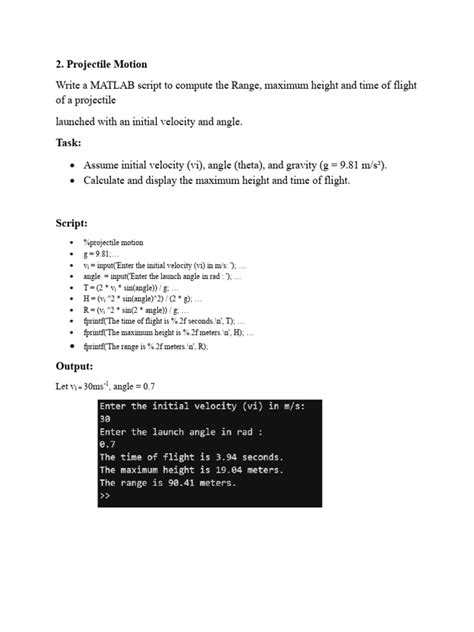 Matlab Script 2 Pdf