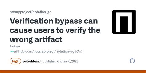 Verification Bypass Can Cause Users To Verify The Wrong Artifact