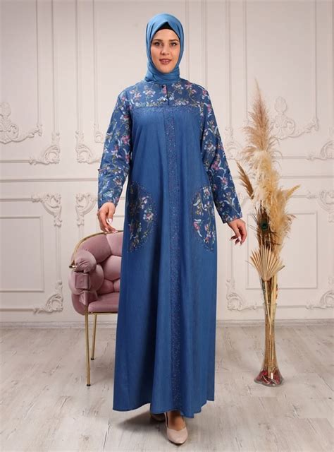 Light Navy Blue Plus Size Dress