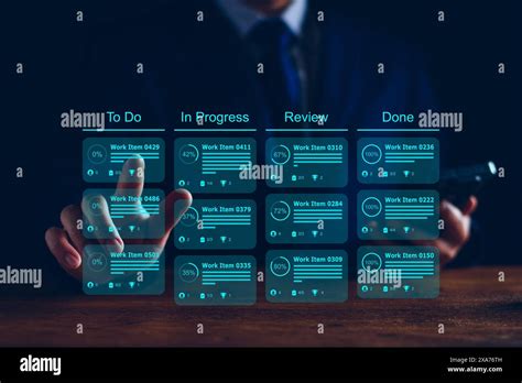 Agile Software Development Or Project Management Using Kanban Or Scrum