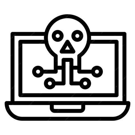 Premium Vector Hacking Line Illustration