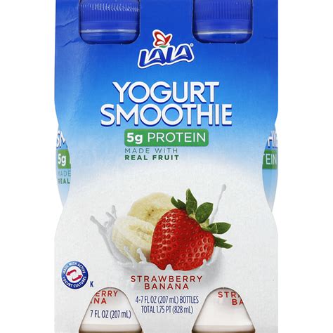 Lala Yogurt Smoothie Strawberry Banana 4 Each Delivery Or Pickup