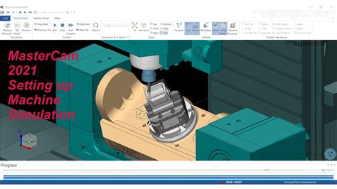 Mastercam Setting Up Machine Simulation Youtube