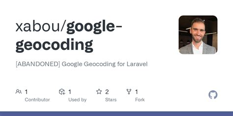 Github Xabou Google Geocoding Abandoned Google Geocoding For Laravel