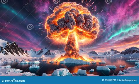 Nuke Explosive In Antarctica Grand Exploding Minecraft World Texture
