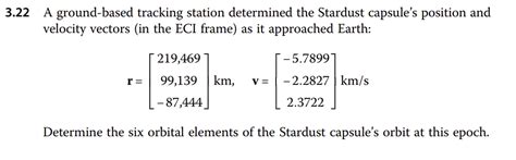 solved calculate semi major axis eccentricity longitude of
