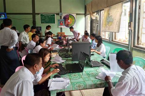 ယင်းမာပင်ခရိုင်၊ ပုလဲမြို့တွင် မဲဆန္ဒရှင်စာရင်းများ ထည့်သွင်း၊ ပယ်ဖျက